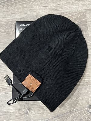 Fulllight Tech Bluetooth Beanie Hat Knit Black Play Music ...