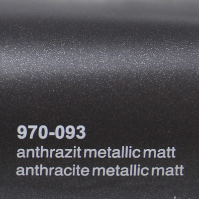 25€/m² Oracal 970RA Anthrazit Grau Matt Metallic 093 Autofolie gegossen ...