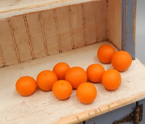 Precious Little Things OOAK Hand Sculpted Oranges Dollhouse Miniature 1 ...