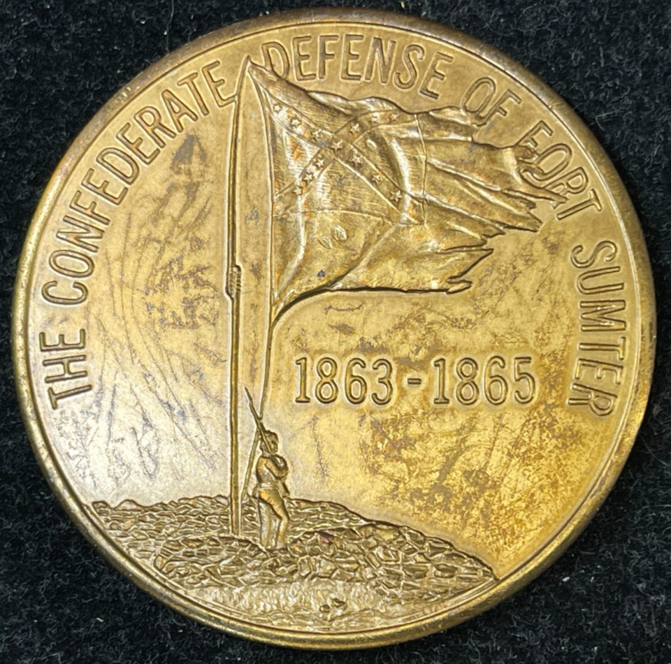 US Fort Sumter First Shot of Civil War Medal Coin 56 Grams Excellent ...