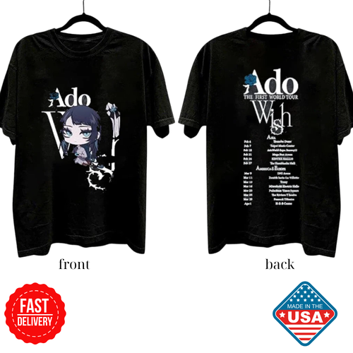 New Apparel Ado World Tour 2025 Merch Tee Ado Best Adobum Unisex T ...