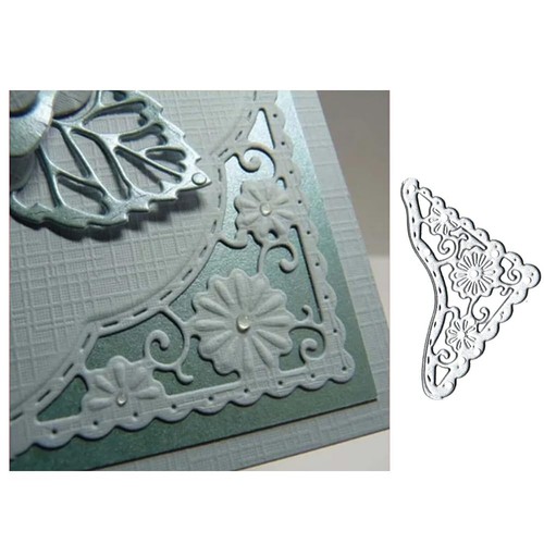 Flower Corners Frame Metal Die Cuts, Flower Corners Metal Cutting Dies ...