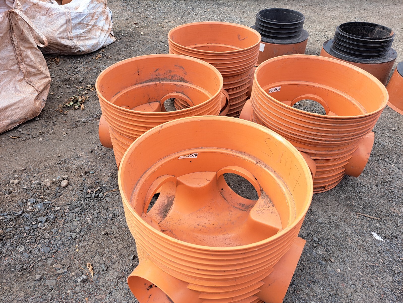 Poly-sewer Chamber bases, Pipes and Fittings *COLLECTION ONLY* | eBay