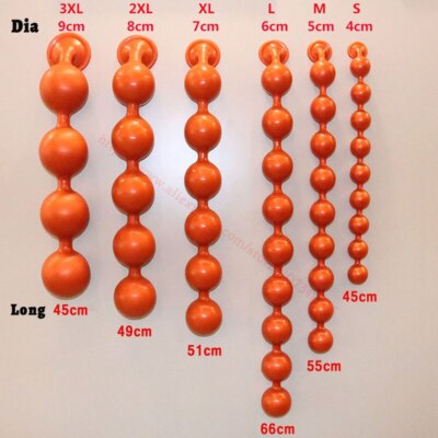 2023 NEW Super Lager Sucker Anal Beads Masturbation Soft Silicone ...