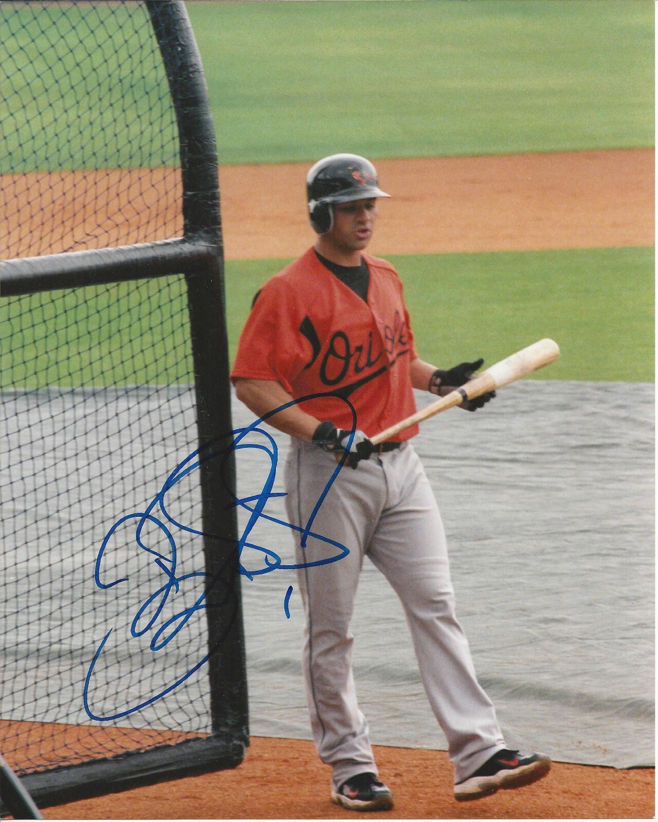 Brian Roberts Autographed 8x10 Baltimore Orioles Free Shipping A911 | eBay