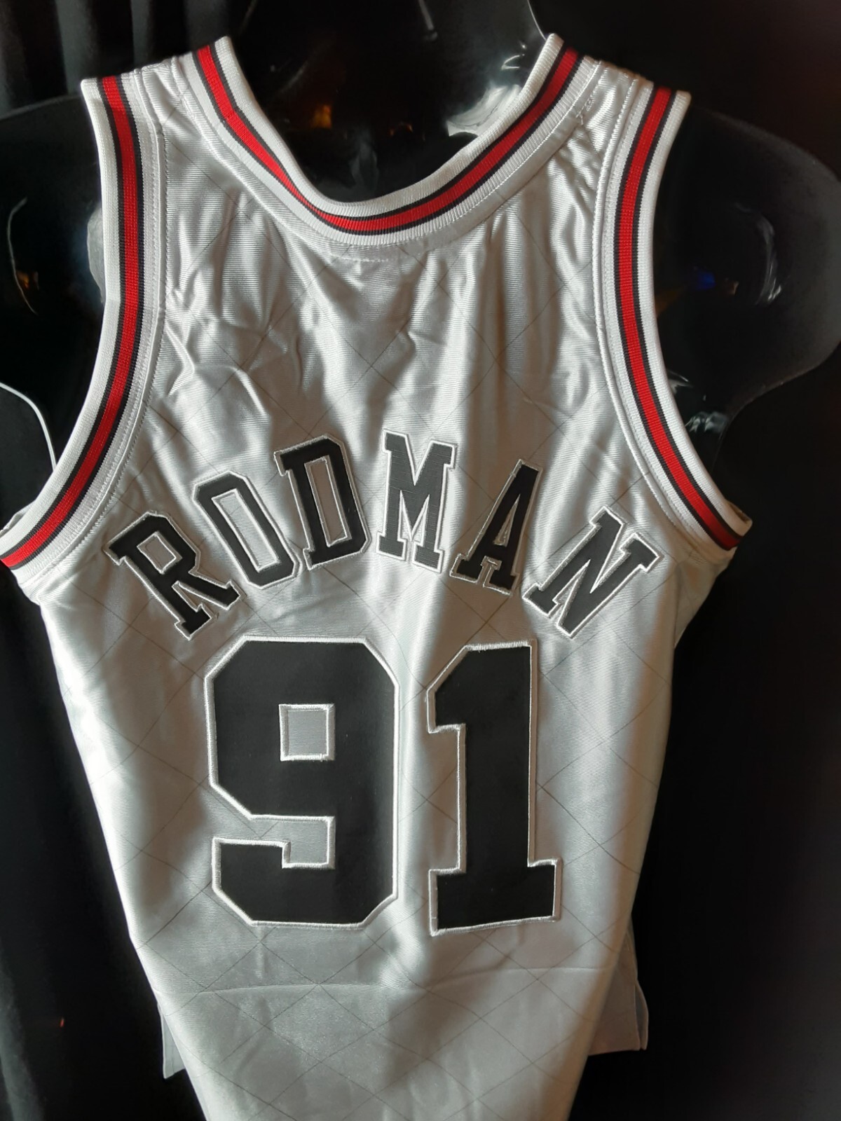 Chicago Bulls Rodman #91 Men's Mitchell Ness Swingman Jersey Small or ...
