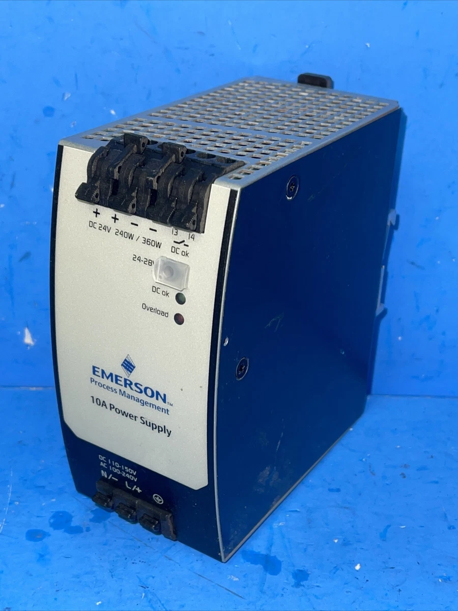 Emerson Ovation 1X00781H01L Din-rail Power Supply REV, 53% OFF