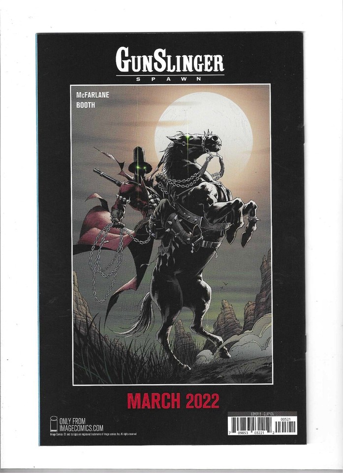 Gunslinger Spawn #5 Glapion Variant Cover Image Comics 2022 NM | eBay