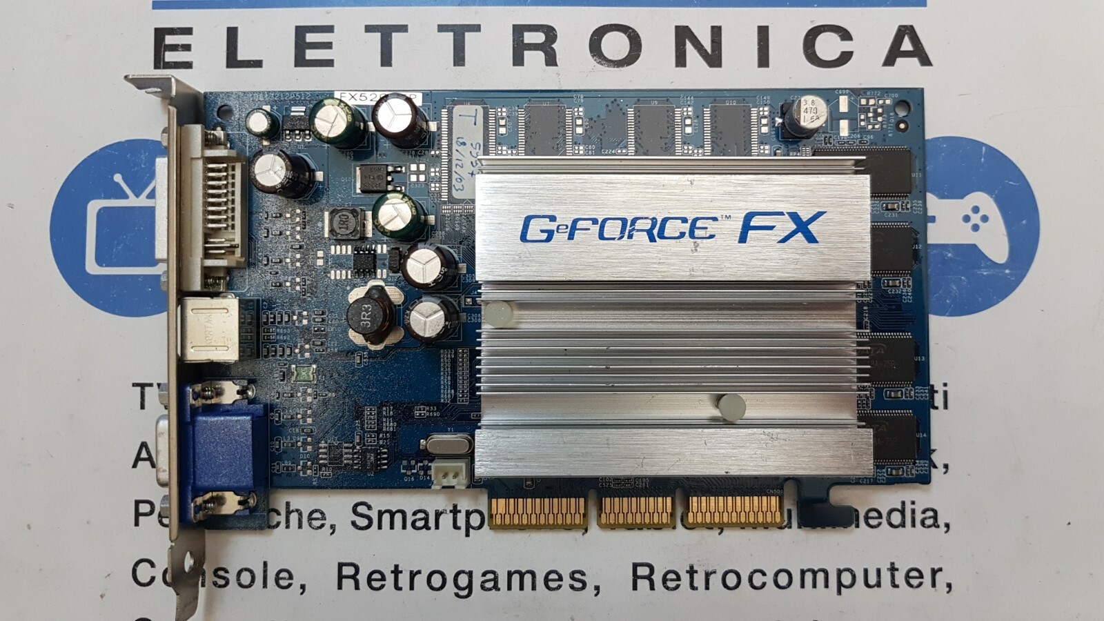 Scheda video AGP NVIDIA GeForce FX 5900 5200 5500 5700 ASUS Gigabyte ...