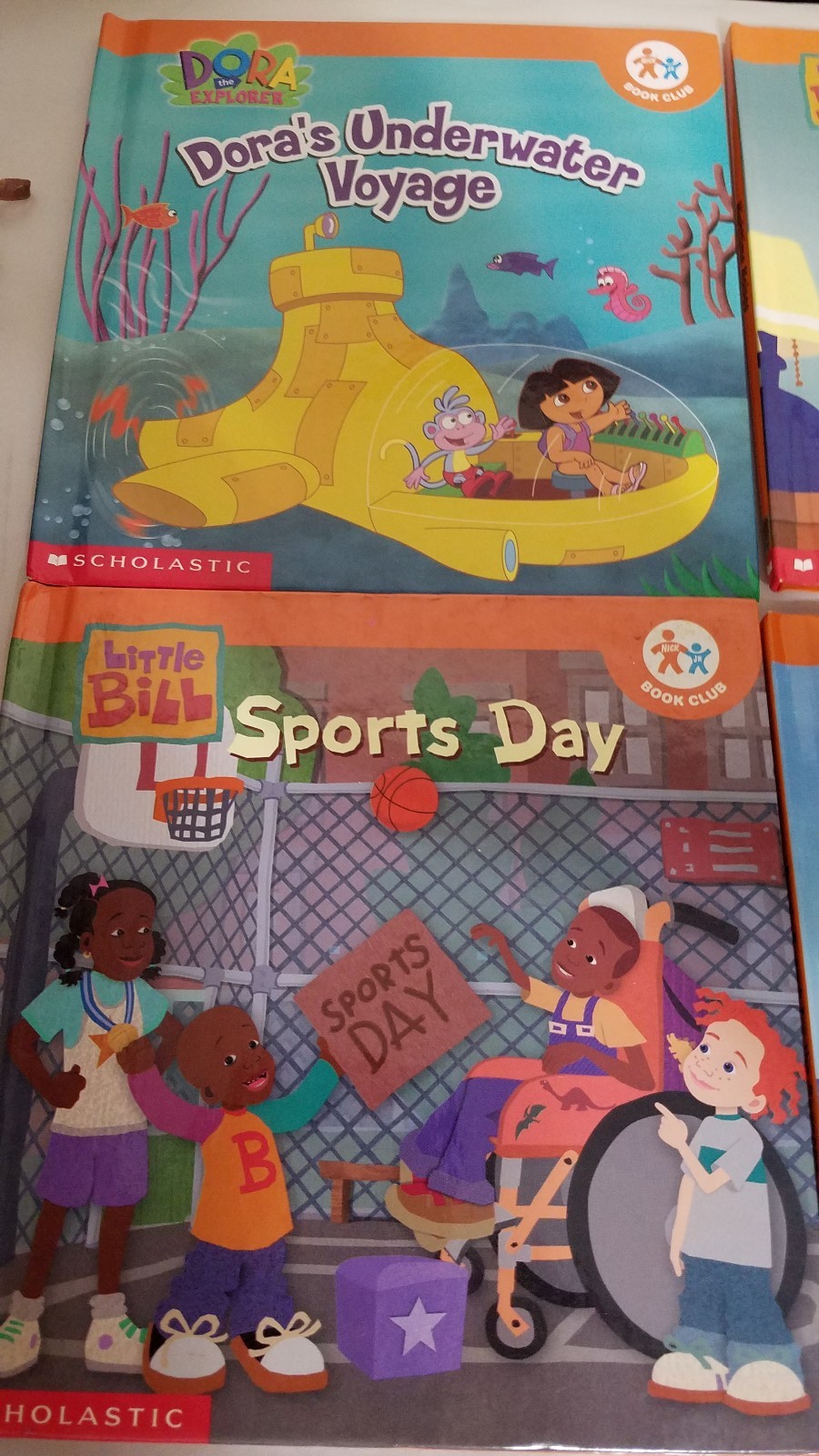 LOT OF 9 Scholastic Nick Jr Book Club Books Dora Oswald Blues Clues ...