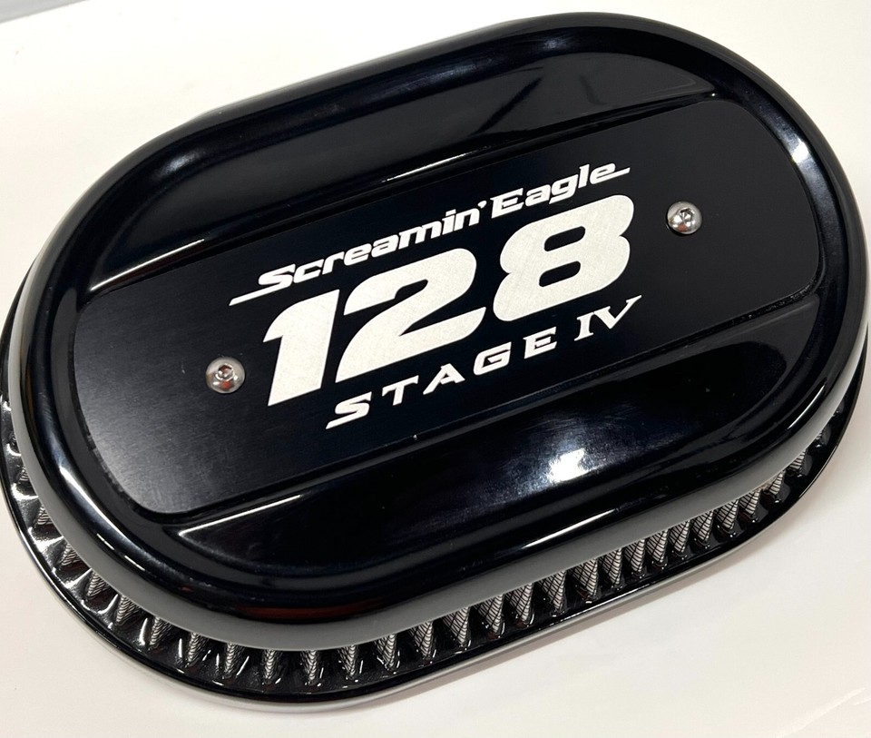 Metal Screaming Eagle 128 Air Cleaner Insert, SE128 Stage IV 4, Billet ...