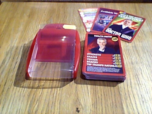 TOP TRUMPS SPECIALS DOCTOR WHO 2014 PETER CAPALDI CLARA MISSY STRAX ...