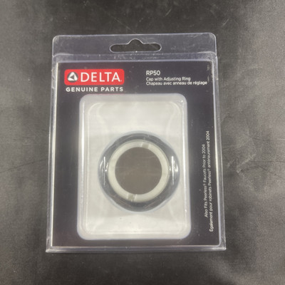 Delta RP50 Faucet Cap with Adjusting Ring - Chrome | eBay