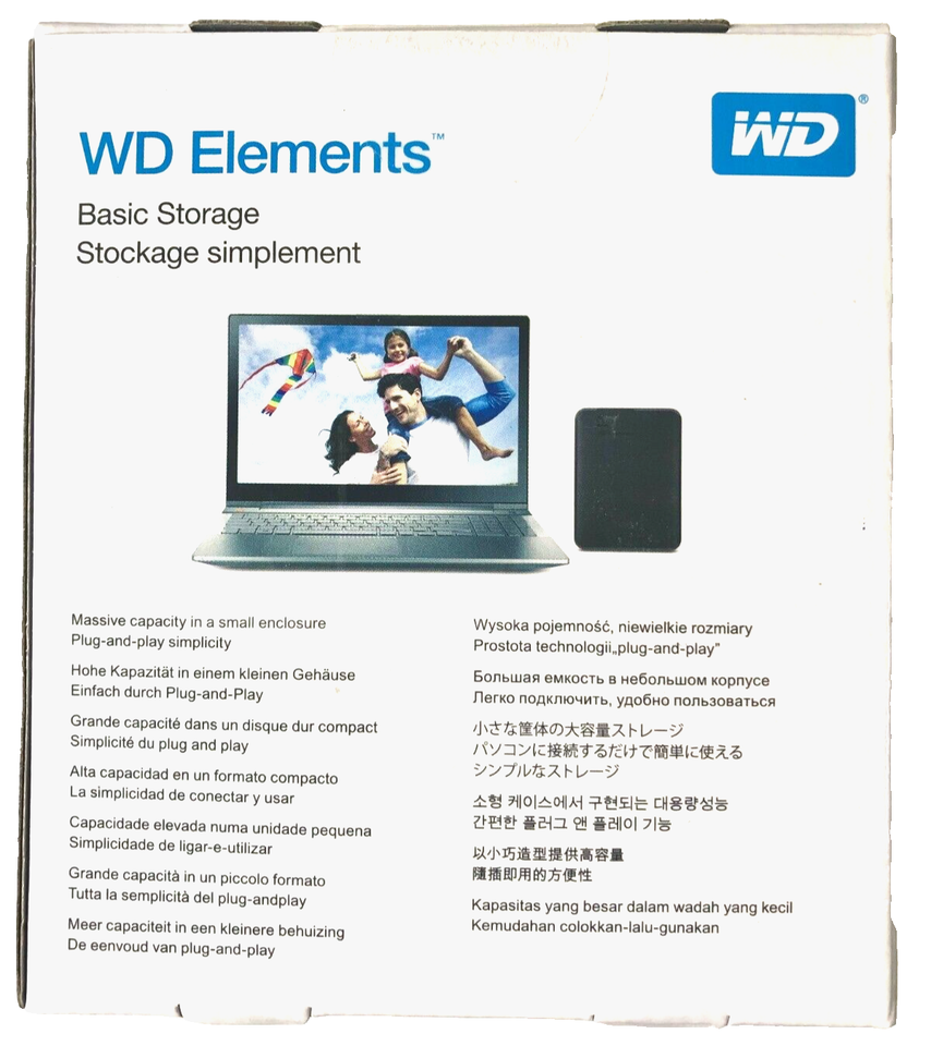 WD Elements NEW Western Digital Portable External Hard Drive ~3TB~ FAST ...