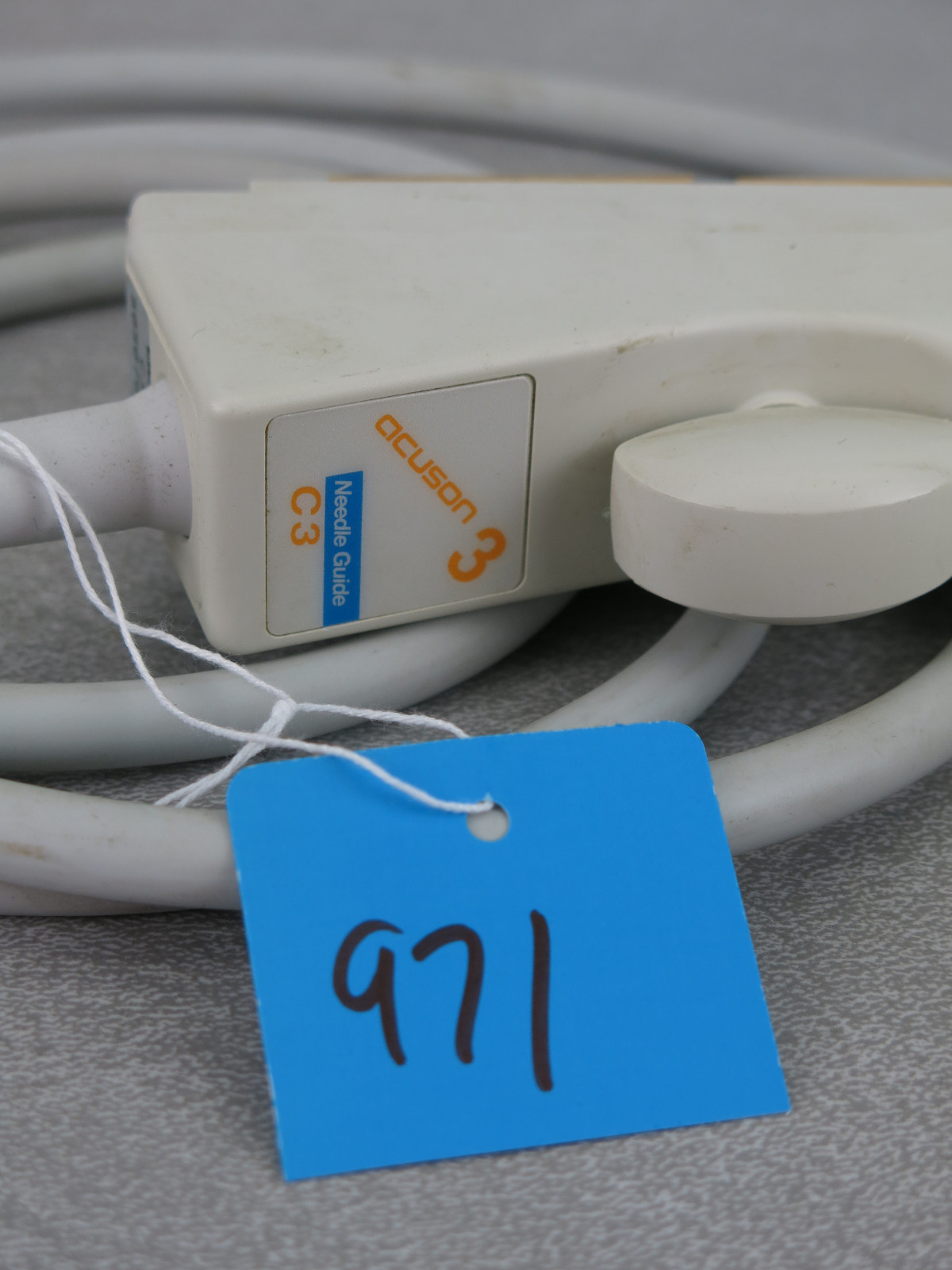 ACUSON C3 ULTRASOUND TRANSDUCER PROBE 3 NEEDLE GUIDE | eBay