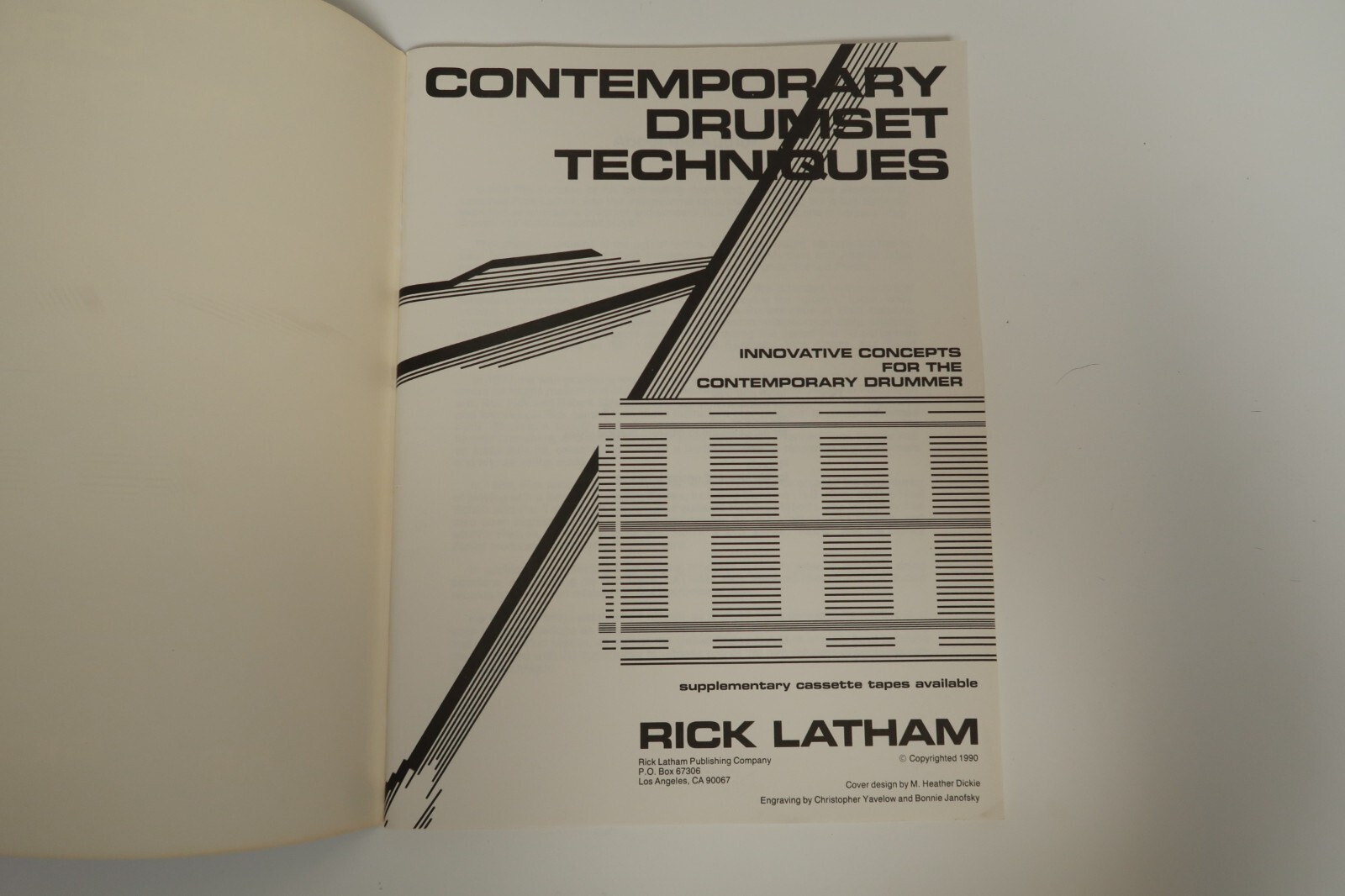 Contemporary Drumset Techniques Rick Latham Innovative Concepts Book 1990 Sheet | eBay