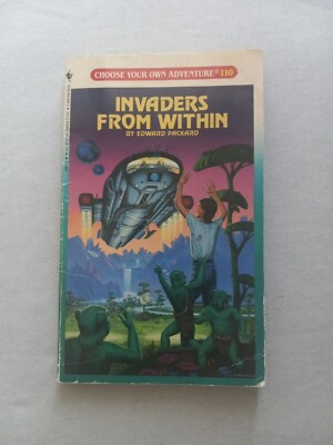 EDWARD PACKARD Invaders From Within Vintage CHOOSE YOUR OWN ADVENTURE ...