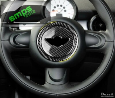 Mini Carbon Fiber Steering Wheel center R55 R56 R57 R58 R59 R60 R61 ...