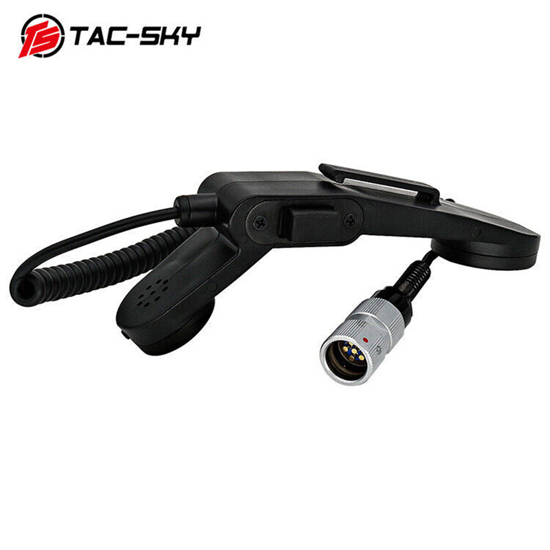 NEW TAC-SKY H250 6pin PTT Tactical Microphone Hand MIC for PRC-152 148 ...