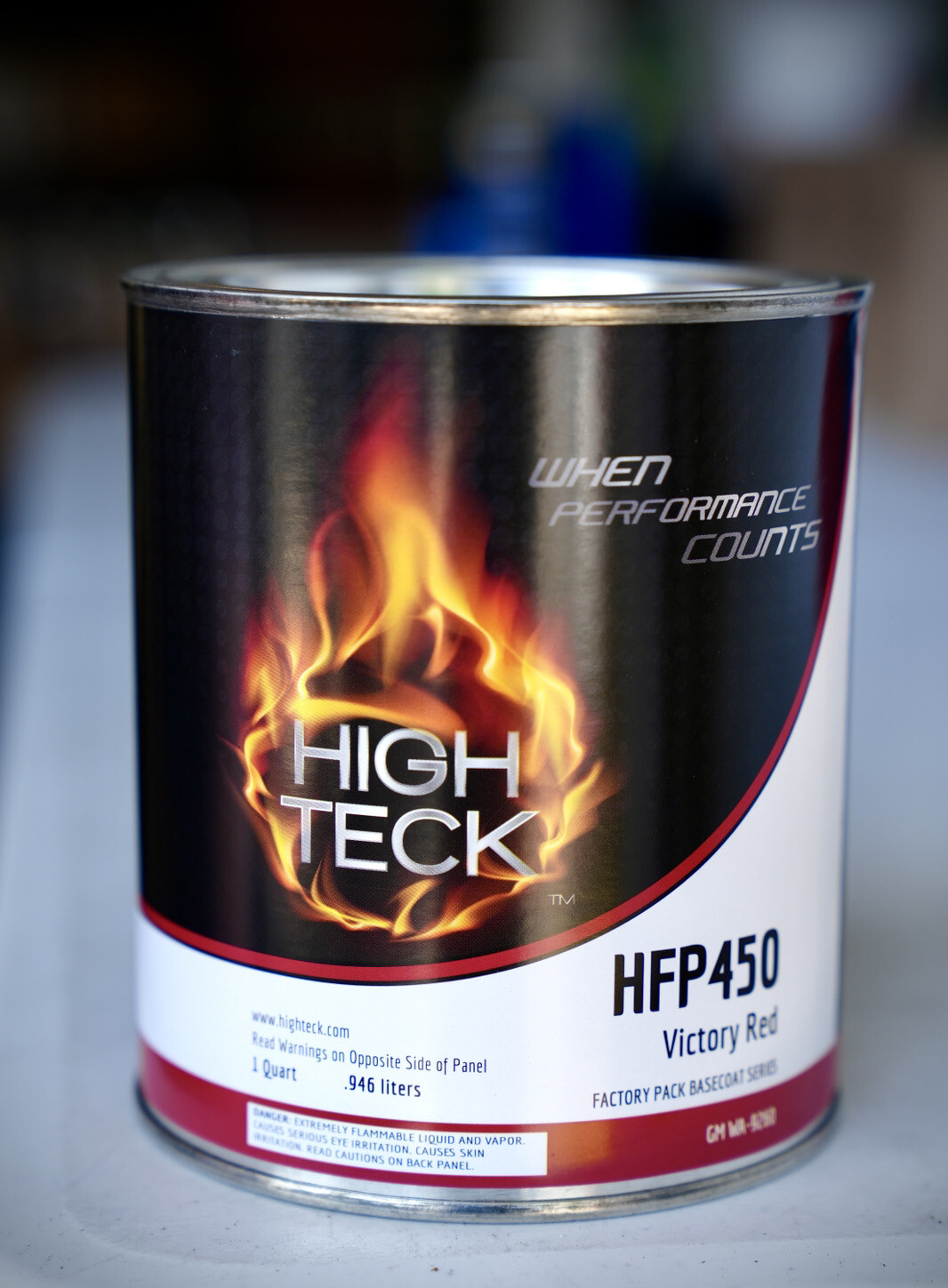 High Teck HFP450 Victory Red Urethane Basecoat QUART GM WA9260 ...