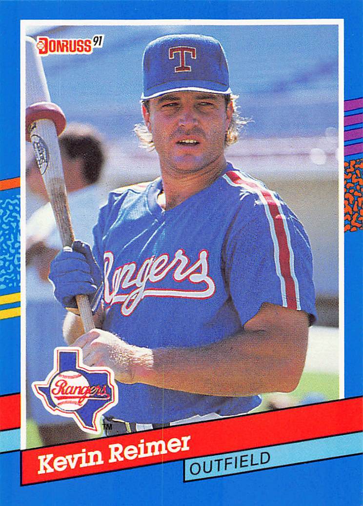Kevin Reimer 1991 Donruss 80a Texas Rangers BASEBALL Card | eBay