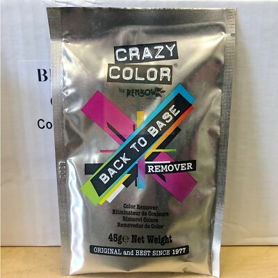 45gr Crazy Color Back To Base Color Remover Powder | eBay
