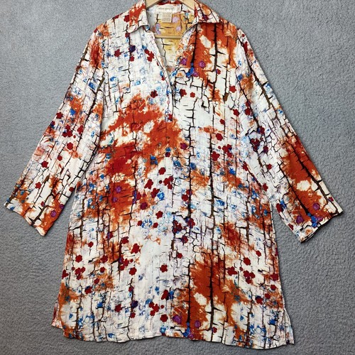 Urban Mango Art to Wear Large Tunic Top Dress Unique Artsy Relaxed ...