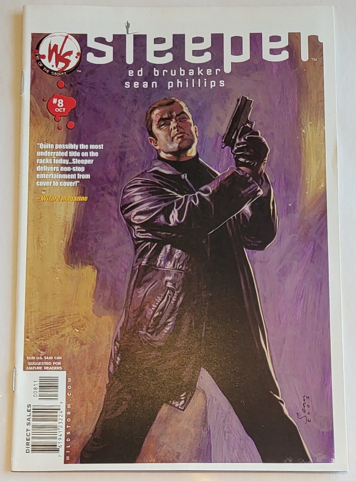 WildStorm Comic Book....Sleeper #8, October 2003, Very Good Condition ...