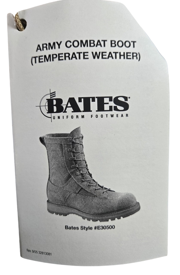 US ARMY Bates Combat Boots Temperate Weather Desert Tan 13W Men's "NEW ...
