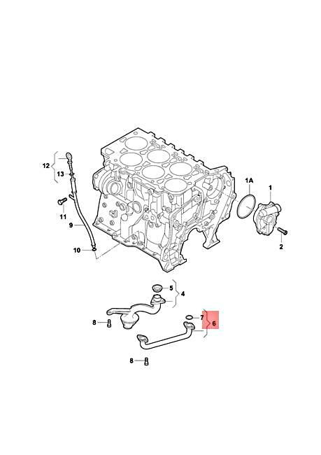 OIL PIPE VW AUDI CC EOS PASSAT TOUAREG AUDI Q7 1F7 357 358 03H115203A ...
