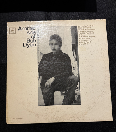 Bob Dylan - Another Side Of Bob Dylan - 1964 -Mono Two-Eye! Ultrasonic ...