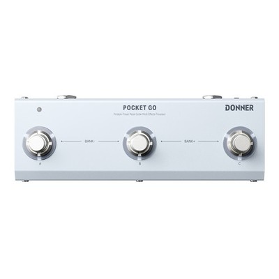 Donner Pocket Go Multi-Effects Pedal For Guitar/Bass Effector 6 Effects ...