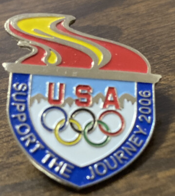 “Support The Journey” 2006 USA Olympics Colorful Visa Lapel Pin | eBay