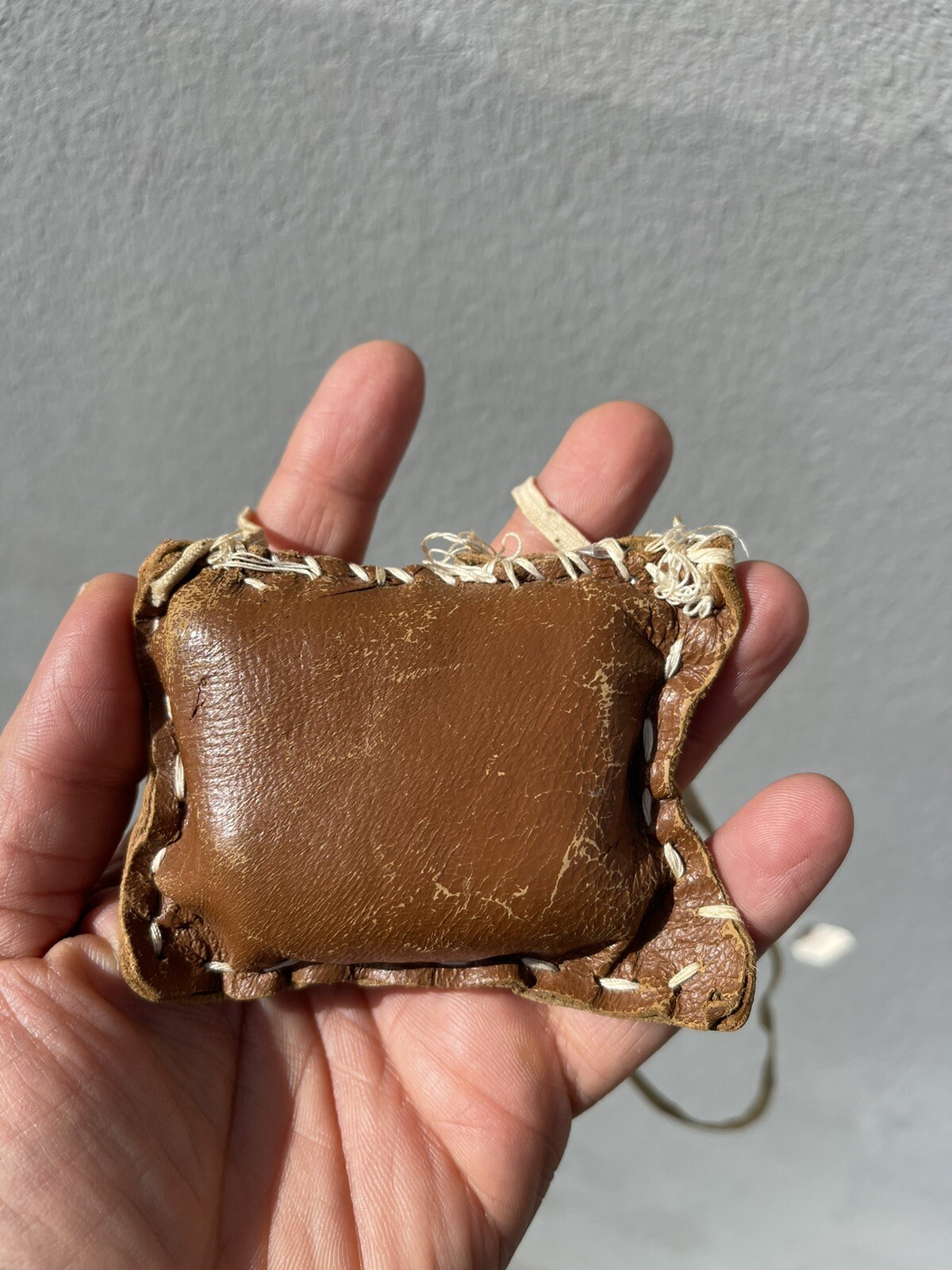 Authentic jewish parchment amulet in a leather bag 4 Amulets Judaica ...