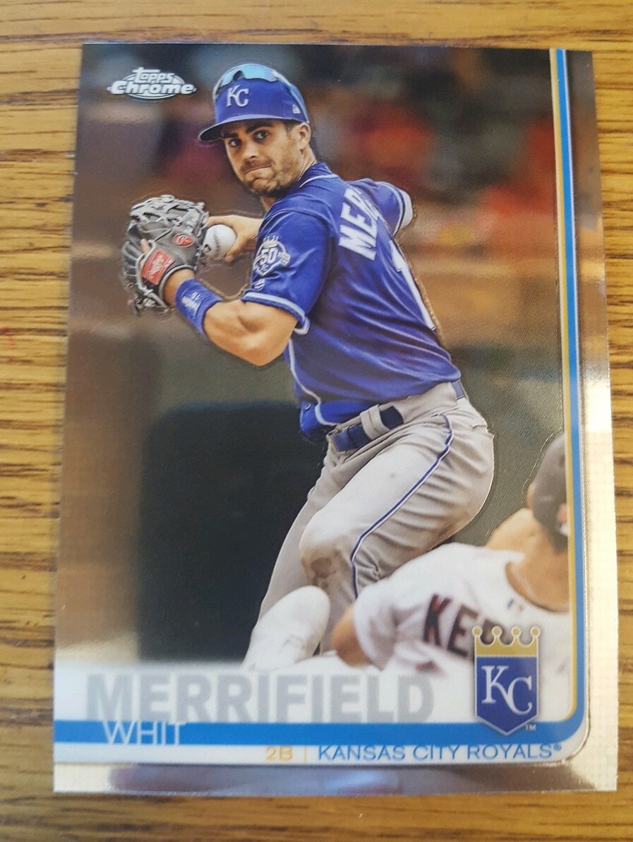 Whit Merrifield 2019 Topps Chrome Kansas City Royals Card #11 *604* | eBay