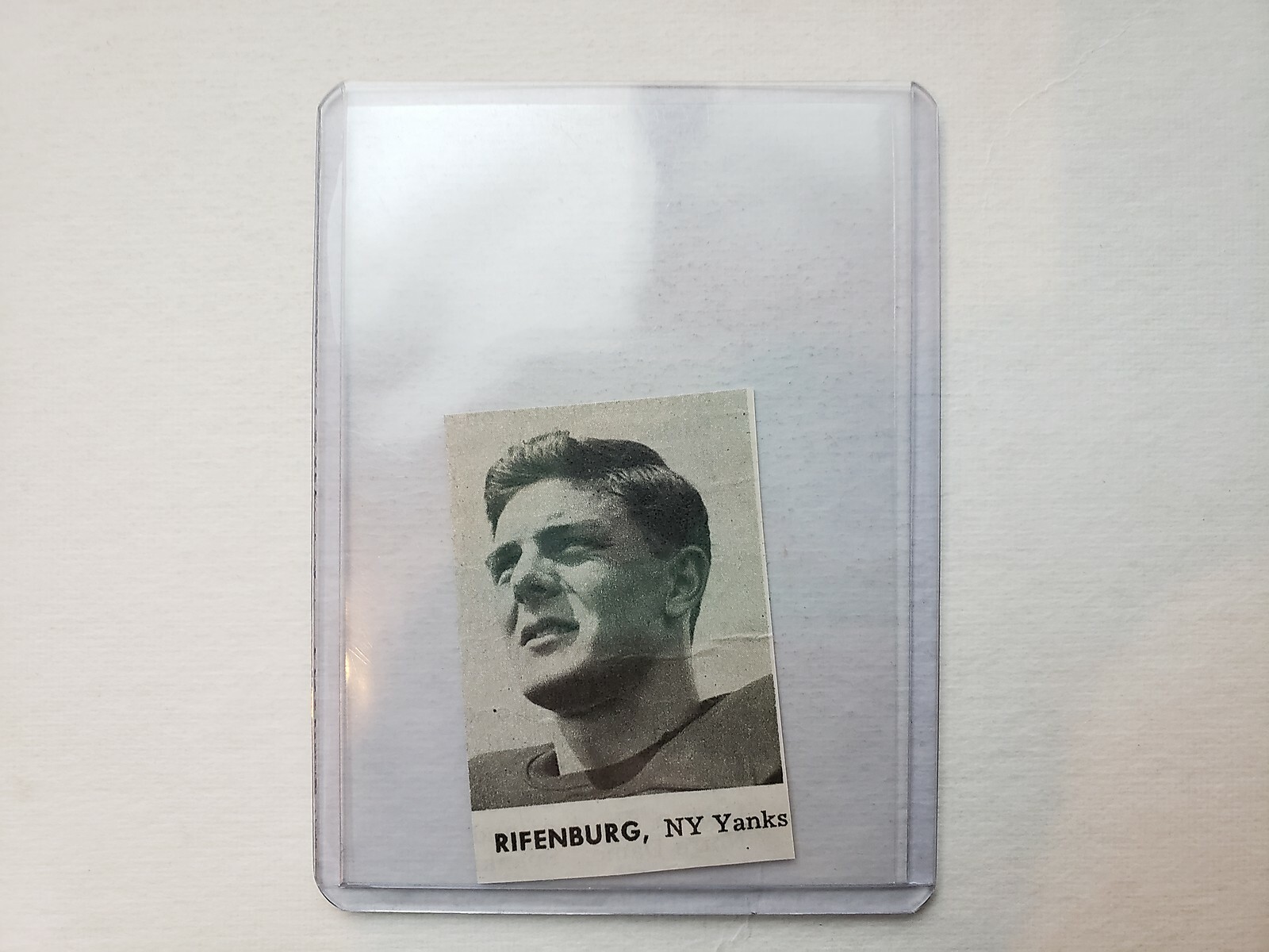 Dick Rifenburg New York Yankees 1949 S&S Football Pictorial Panel | eBay