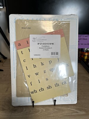 Fundations Student Durables Set Level 2-3 Magnetic Letter Board/Tiles ...