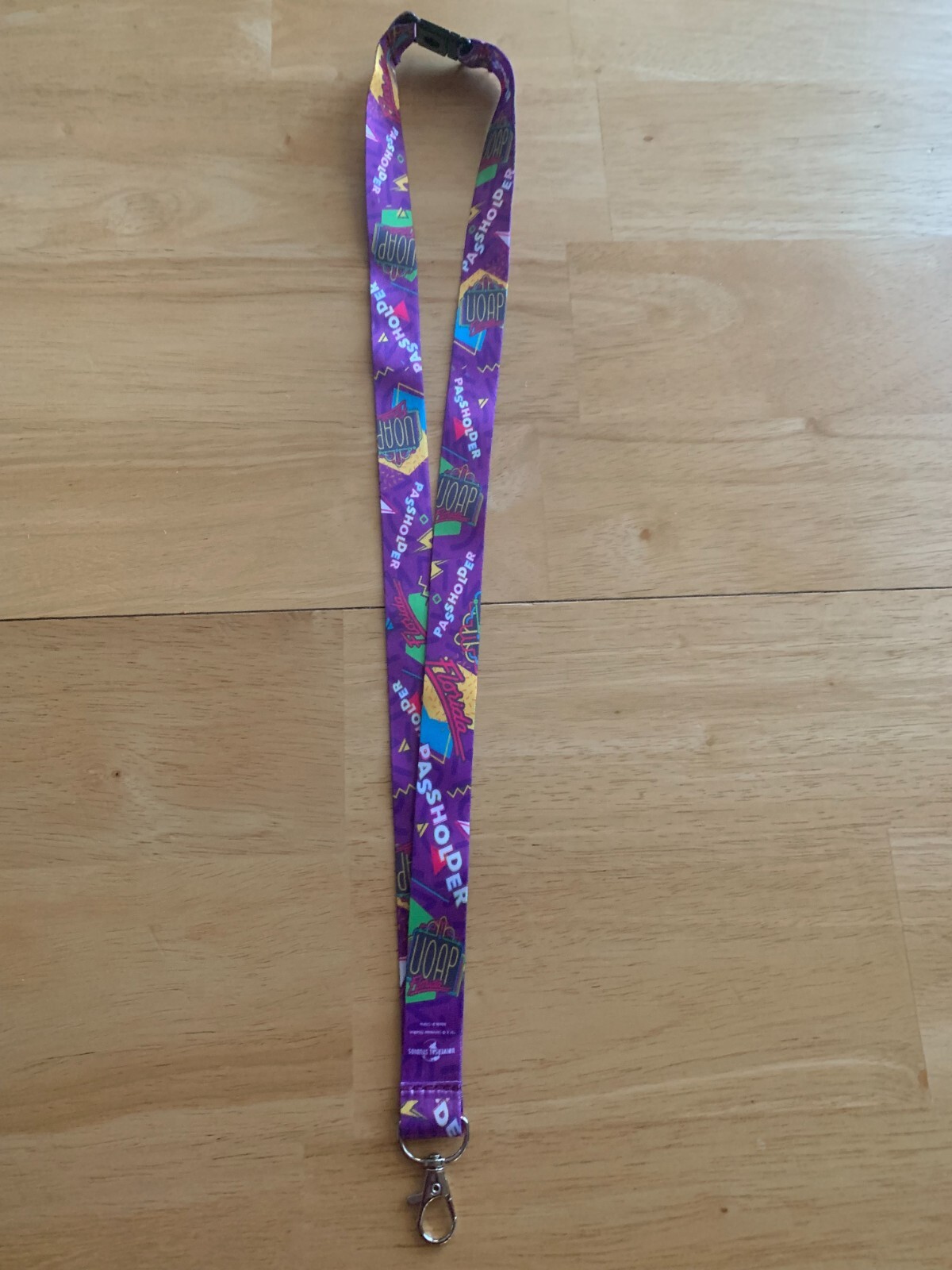 Universal Studios Mardi Gras Lanyard - Gem