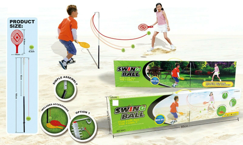 SWINGBALL TENNIS TETHER GAME OUTDOOR SUMMER GARDEN SWING BALL CLASSIC ...