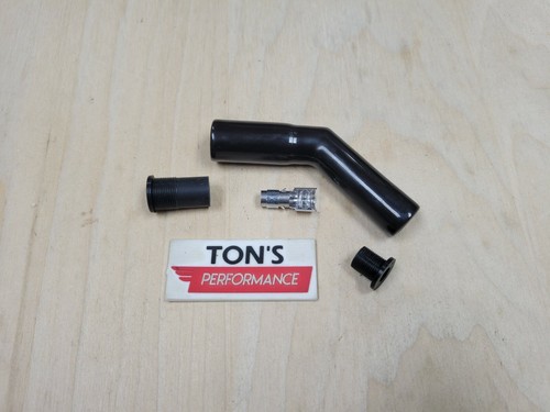 8mm Black Ignition High Temp Ceramic Spark Plug Wire Boot Terminal Kit ...