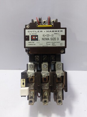 Cutler Hammer A10EN0 NEMA Size 3 Starter A10E-2 | eBay