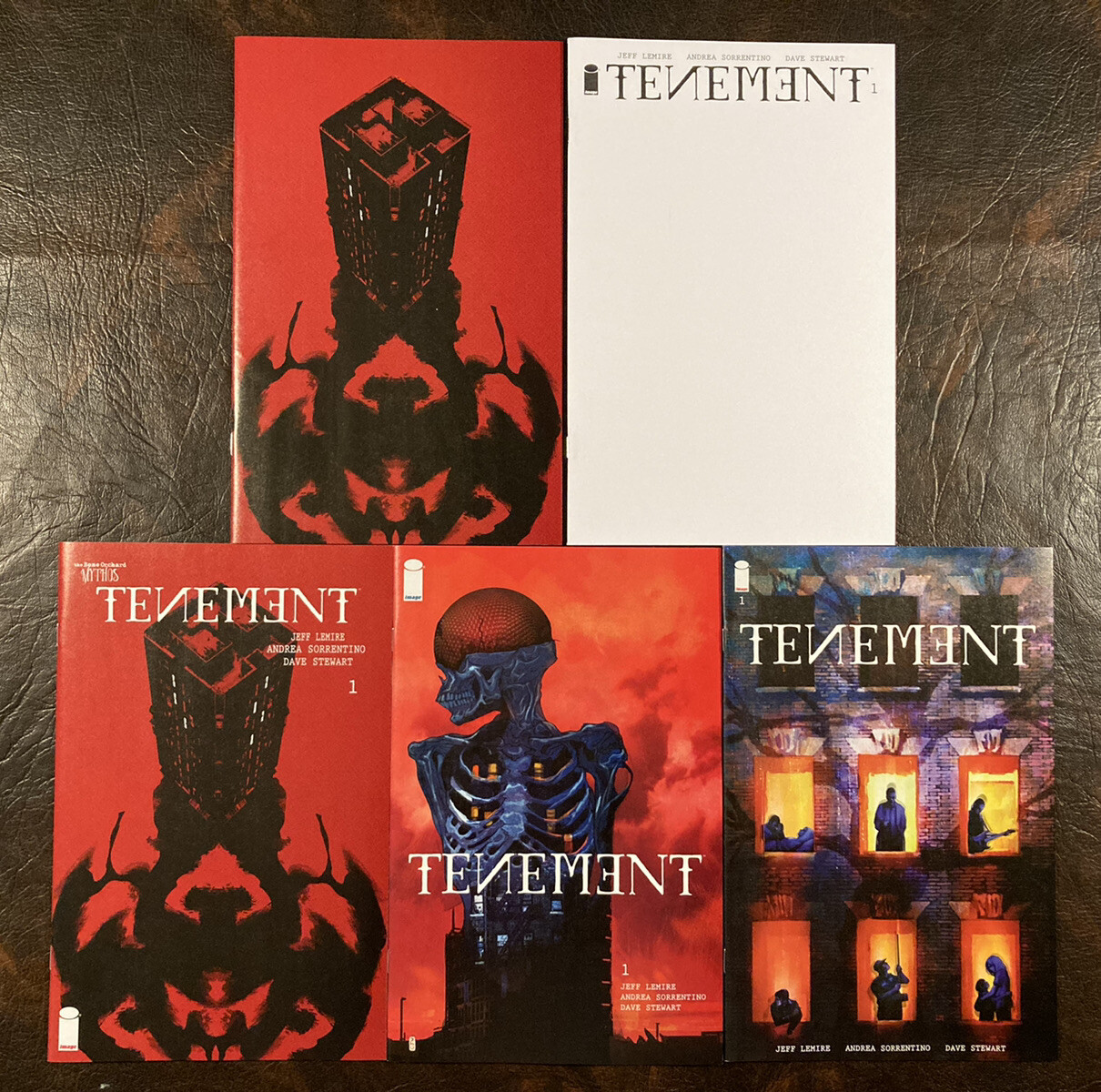 TENEMENT #1 SET OF 5 1:25 SORRENTI SIMMONDS BONE ORCHARD VARIANT COMIC ...