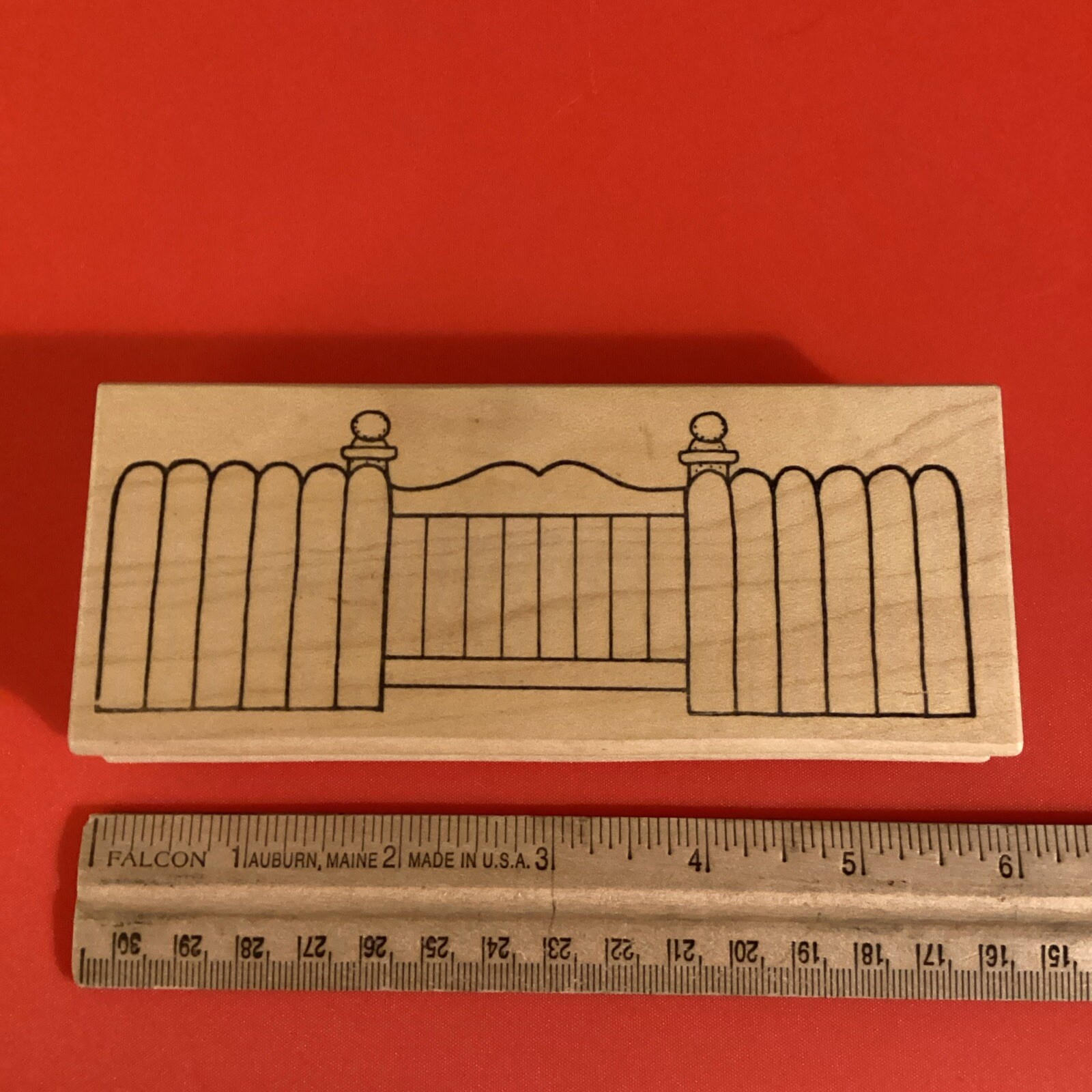 H6, Great Impressions Rubber Stamps, Pretty Front Gate | eBay