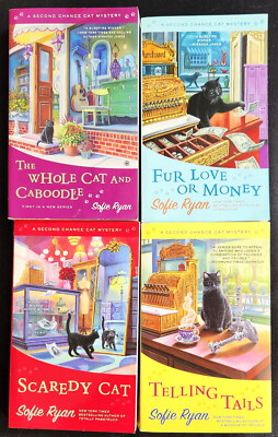 Sofie Ryan~Lot 4 Cat Cozy Mystery PB~Second Chance Cat Mysteries~Telling Tails+ | eBay