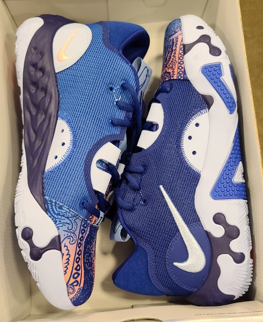 Nike PG 6 'Blue Paisley' Hyper Royal Marine DC1974-400 Size 8.5M / 10W ...