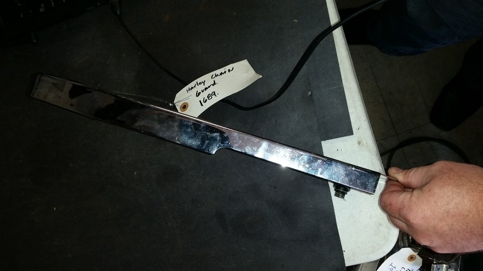 HARLEY CHAIN GUARD COPPER CUSTOM #1689 | eBay