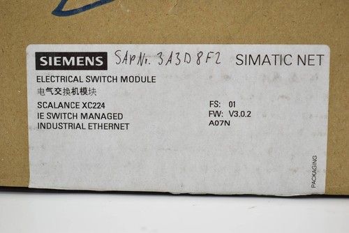 Siemens scalance XC224 6GK5 224-0BA00-2AC2 ( 6GK5224-0BA00-2AC2 ) E1 | eBay