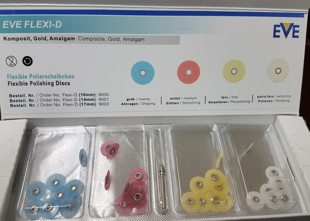 eve Flexi-d Flexible Polishing Finishing Discs Mandrel Dental Sof-lex ...