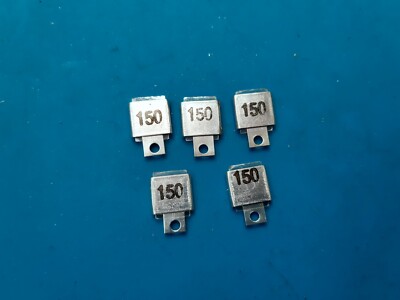Mica metal clad capacitor 150pF 500V R.F medical application filter r.f ...