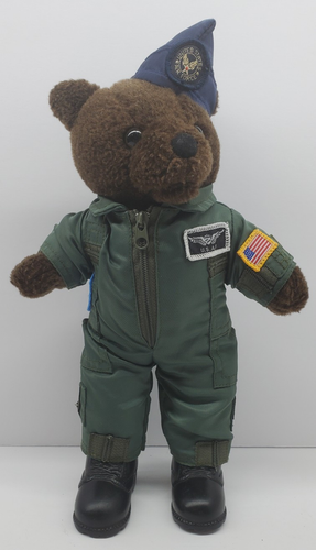 Air Force USAF Teddy in Flight Suit Uniform Bear Forces of America 1989 ...